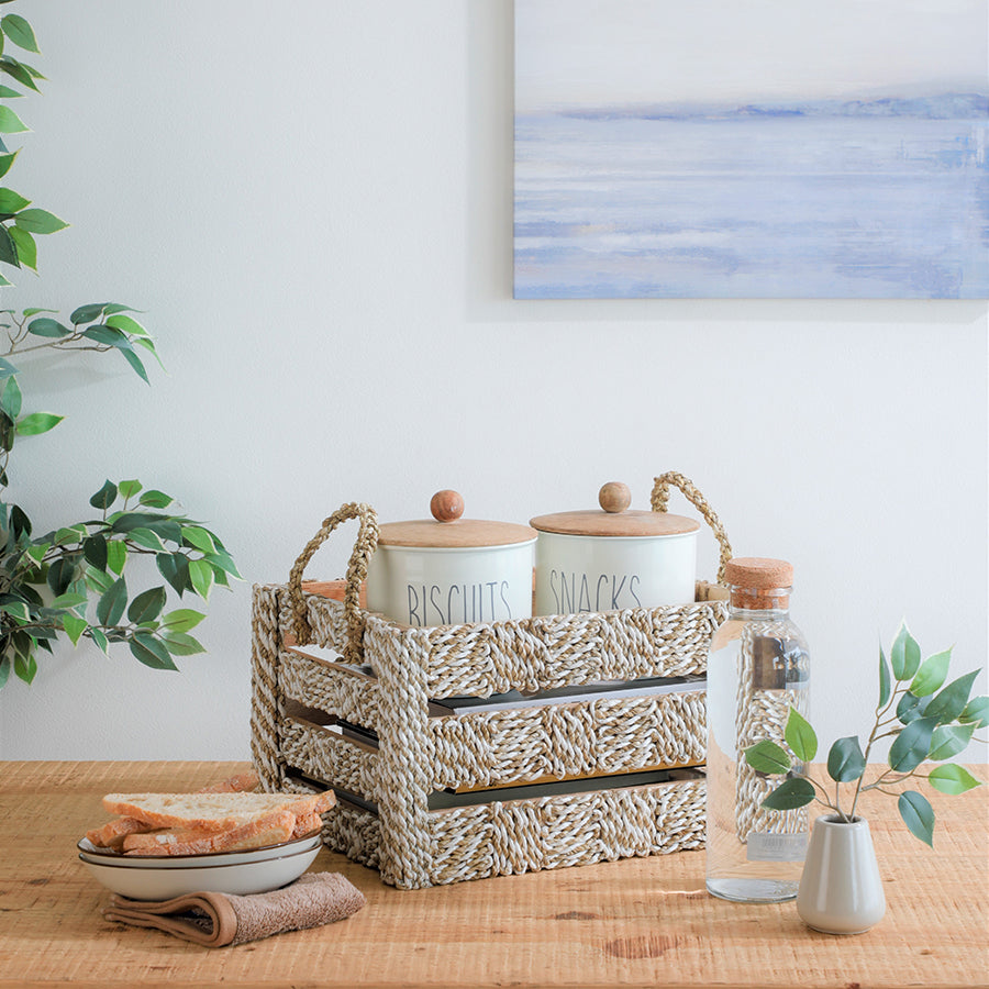 Seaweed Box - Natural/White – AA Living