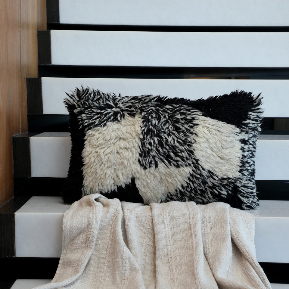 Wolly Fur monochrome Cushion Cover – AA Living